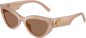 Dolce & Gabbana Lunettes de soleil oeil-de-chat - Femme - Accessoires - Brun - Taille: 55 MM