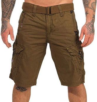 Geographical Norway Bermuda Homme Peanut Kaki-Taille - XL