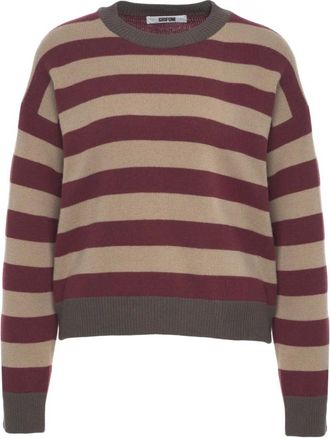 Mauro Grifoni Femme, Pulls, Multicolore, Taille: 40 FR Pull en Tricot Rayé