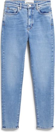 Armedangels Damen Skinny Jeans High Waist Bio-Baumwoll Mix X-Stretch INGAA Skinny Fit Sky Blue