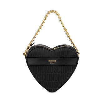Moschino Stilvolle Lederhandtasche - - Bags - Damen - Schwarzk - ONE SIZE