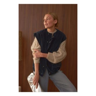 Marlot Paris Veste Sans Manches Joanne Velours - Collection Femme Marlot Paris