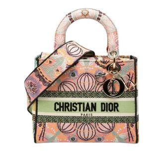 Dior Sac Pre-owned Lady D-Lite en toile 2 en 1 - Femme - Pre-owned - Multicolore - Taille: ONE Size