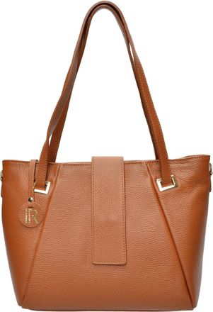 Isabella Rhea Braun Rindsledertasche