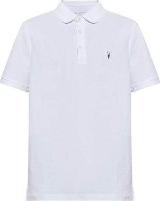 AllSaints Reform Poloshirt - Wei&szlig;