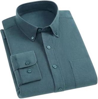 Generic Chemise Oxford boutonn&eacute;e &agrave; manches longues pour homme, coupe ajust&eacute;e, haut de bureau solide et doux, 2720-5, 3XL