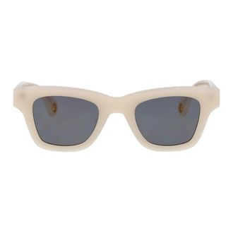 Jacquemus Les Lunettes Baci Sonnenbrille - - Accessories - Herren - Beige - 50 MM