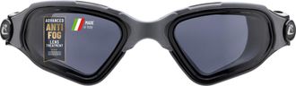 Cressi Clear Eyes Silikon-Schwimmbrille - Ergo-Sitz zum Schwimmen - Antibeschlag f&uuml;r Triathlon - UV-Schutz Schwimmbrille Damen & Herren - Schwarz/Grau Rauchg