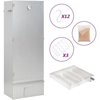 vidaXL Vidaxl - R&auml;ucherofen mit Kaltrauchgenerator Verzinkter Stahl