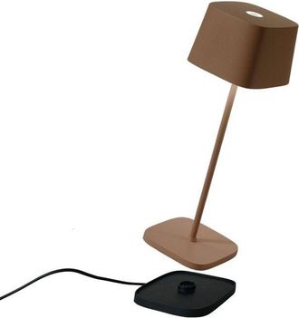 Zafferano Zafferano - Lampe de table led Ofelia Pro Corten, rechargeable et dimmable