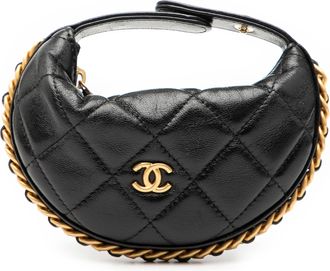 Chanel Mini Quilted Lambskin Chain Around Pouch