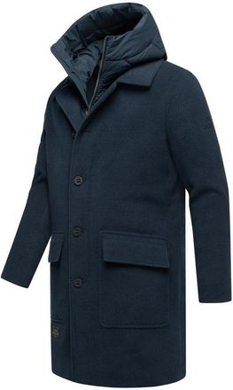 Stone Harbor Trenchcoat Thiagoo XX Kurzmantel in Wollmantel-Optik mit herausnehmbaren Inlay