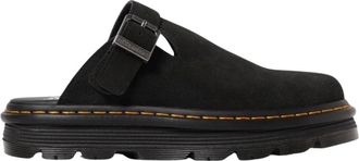 Dr. Martens Homme, Chaussures, Noir, Taille: 36 EU Sandales de Mode en Cuir Noir
