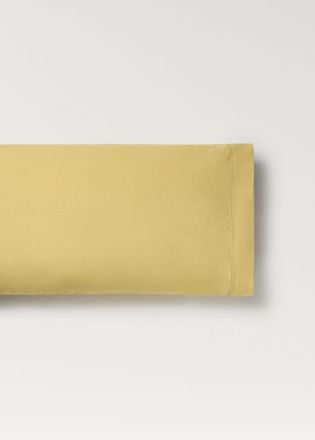 Mango Taie doreiller enfant coton lav&eacute; double surpiq&ucirc;re 45x110 cm moutarde - Home - 45x110cm - MANGO HOME
