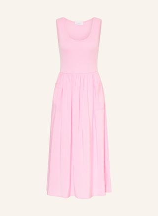 Rich & Royal Kleid Im Materialmix pink