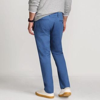 Lands End Ultimativ-Chino in Wunschlänge, Slim Fit, Herren, Größe:48-50 regular, Blau, Baumwolle/Elasthan/Polyester, by Lands End