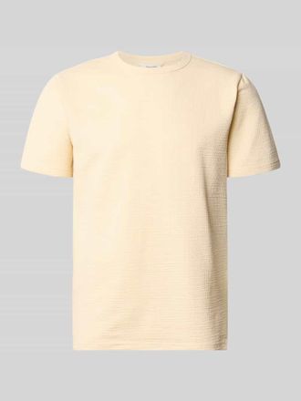 Selected Regular Fit T-Shirt aus Baumwoll-Mix Modell SANDER