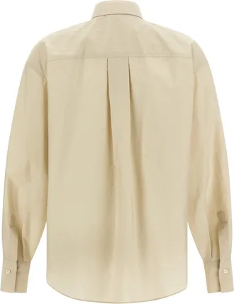 Brunello Cucinelli Sequin-Embroidered Shirt - Cream