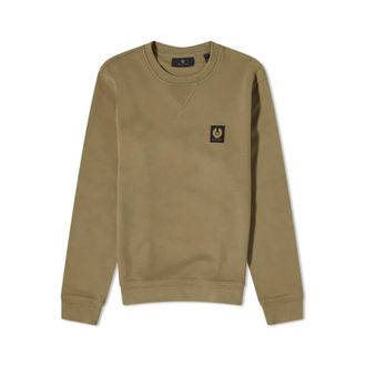 Belstaff Logo Sweatshirt - - Sweatshirts & Hoodies - Herren - Gr&uuml;n - S