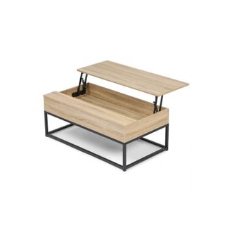 IDMarket Idmarket - Couchtisch Klapptisch rechteckig detroit Industriedesign