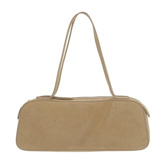 Khaite Schultertasche aus Wildleder Oben Rei&szlig;verschluss - - Bags - Damen - Beige - ONE SIZE