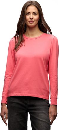 Street One Shirt mit Raffung Striking Coral 38