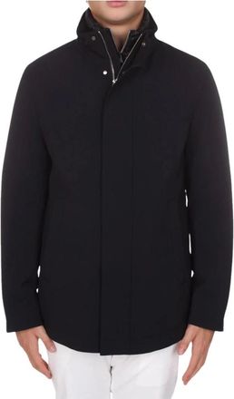 Montecore Homme, Vestes, Bleu, Taille: XL Trench imbottito in piuma