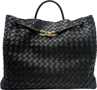 Bottega Veneta Crossbody Bags - Bottega Veneta (East-West Andiamo) Glacier - Gr. unisize - in Schwarz - f&uuml;r Damen