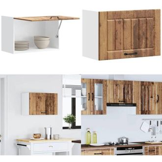 vidaXL K&uuml;chen-H&auml;ngeschrank Lucca Altholz-Optik Holzwerkstoff - Vidaxl