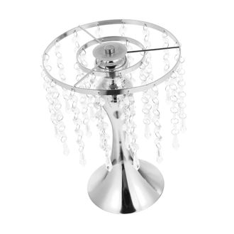 Cabilock Eleganter Kerzenst&auml;nder f&uuml;r Blumenst&auml;nder Zur Hochzeit Aus Kristall 28 cm Hoch