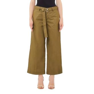 Liu Jo Femme, Pantalons, Vert, Taille: W28 Pantalon Palazzo Vert