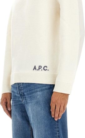 A.P.C. Wool Jersey Sweater - Ivory