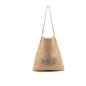 Polo Ralph Lauren Casual Beige Tote Tasche - - Bags - Damen - Beige - ONE SIZE