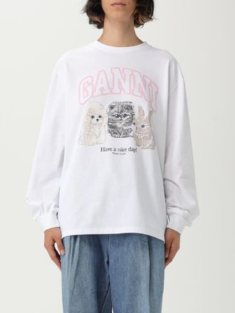 Ganni Sweatshirt GANNI Damen Farbe Wei&szlig;