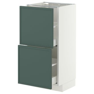 IKEA METOD / MAXIMERA Unterschrank mit 2 Schubladen