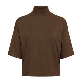 Kaffe Cols roul&eacute;s - Femme - Pulls - Brun - Taille: 42 FR