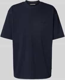 Woodbird T-Shirt mit Label-Stitching Modell Baine