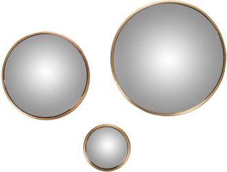 Amadeus Amadeus - Set de 3 miroir convex or