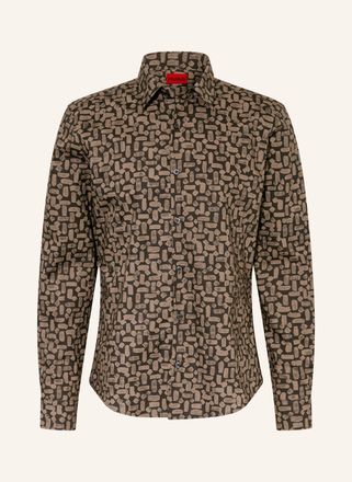 HUGO BOSS Hugo Hemd Erno Casual Slim Fit grau