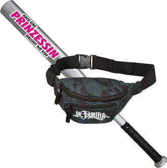 Spass Kostet Sportset Baseballschläger mit Tasche für Baseball Prinzessin ballert dir mal eine Aluminium 26 Zoll
