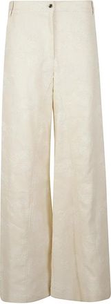 Pinko Pinko, Femme, Pantalons, Beige, Taille: 36 FR Ivy Wide Leg Pant