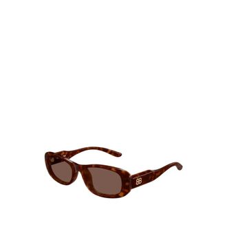 Balenciaga Rechteckige Sonnenbrille - - Accessories - unisex - Braun - 55 MM