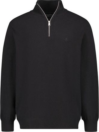 Marc O'Polo Herren Pullover schwarz unifarben