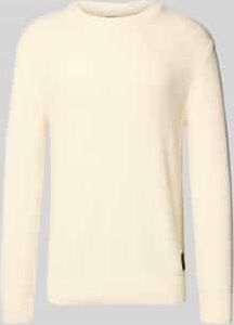 Tom Tailor Denim Relaxed Fit Strickpullover aus Baumwoll-Mix