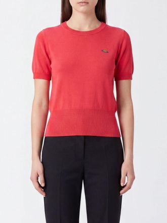 Vivienne Westwood Pull slim en coton et cachemire &agrave; logo Orb