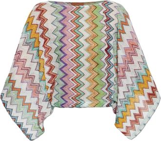 Missoni Femme, Blouses et Chemises, Multicolore, Taille: 38 FR Top avec fil lurex