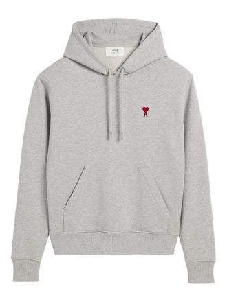 Ami hoodie à logo Ami de Coeur - Gris