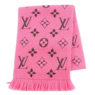 Louis Vuitton Pre-owned Escalp Logo Mania Shine Scarf - - Pre-owned - Damen - Rosa - ONE SIZE