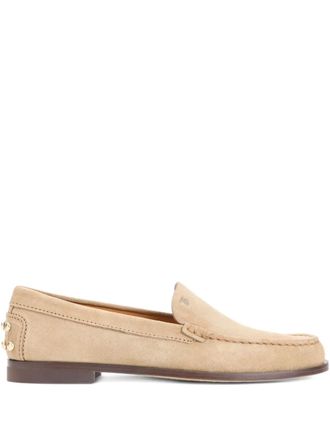 Tod's Loafer aus Wildleder - Nude