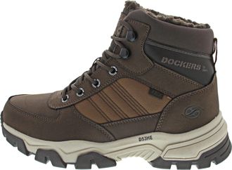 Dockers by Gerli Winter Boots M&auml;nner Winterstiefel dunkelbraun EU43 Polyurethan Rockwear, Streetwear